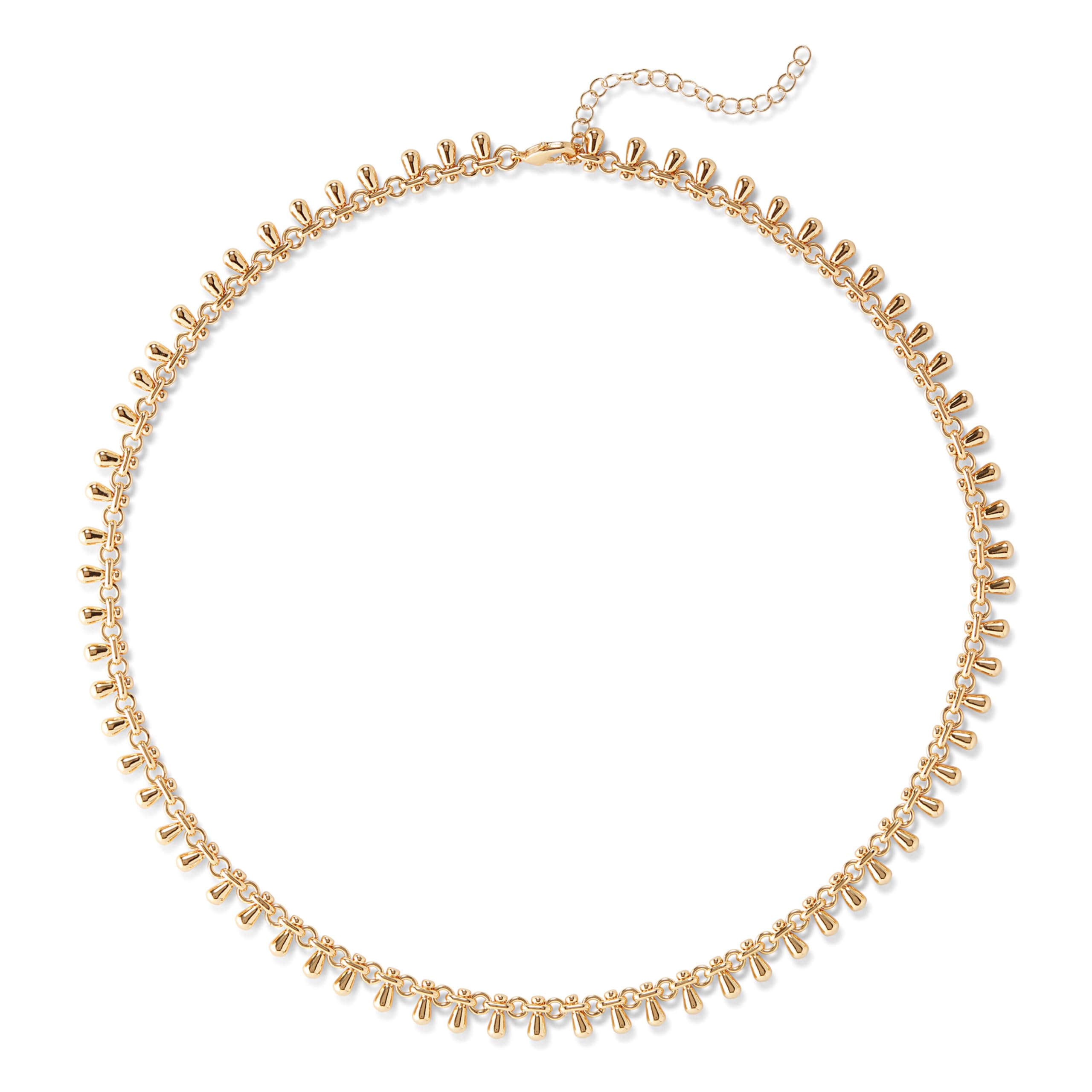 Amazon.com: Rocksbox Kyla Necklace - Gold Choker Necklace for Women - 14k Gold Plating - Premium ...