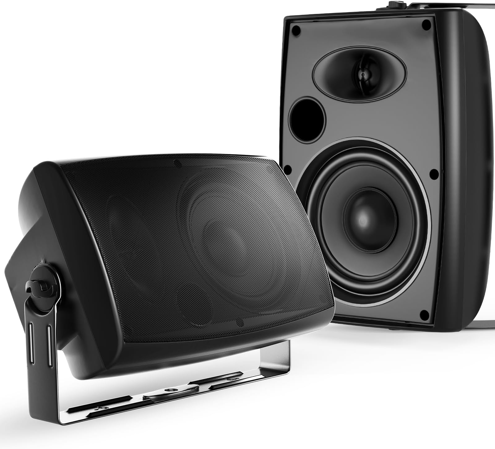 Amazon.com: Herdio 6.5 Inch 400W Outdoor Speakers Wired Waterproof ...