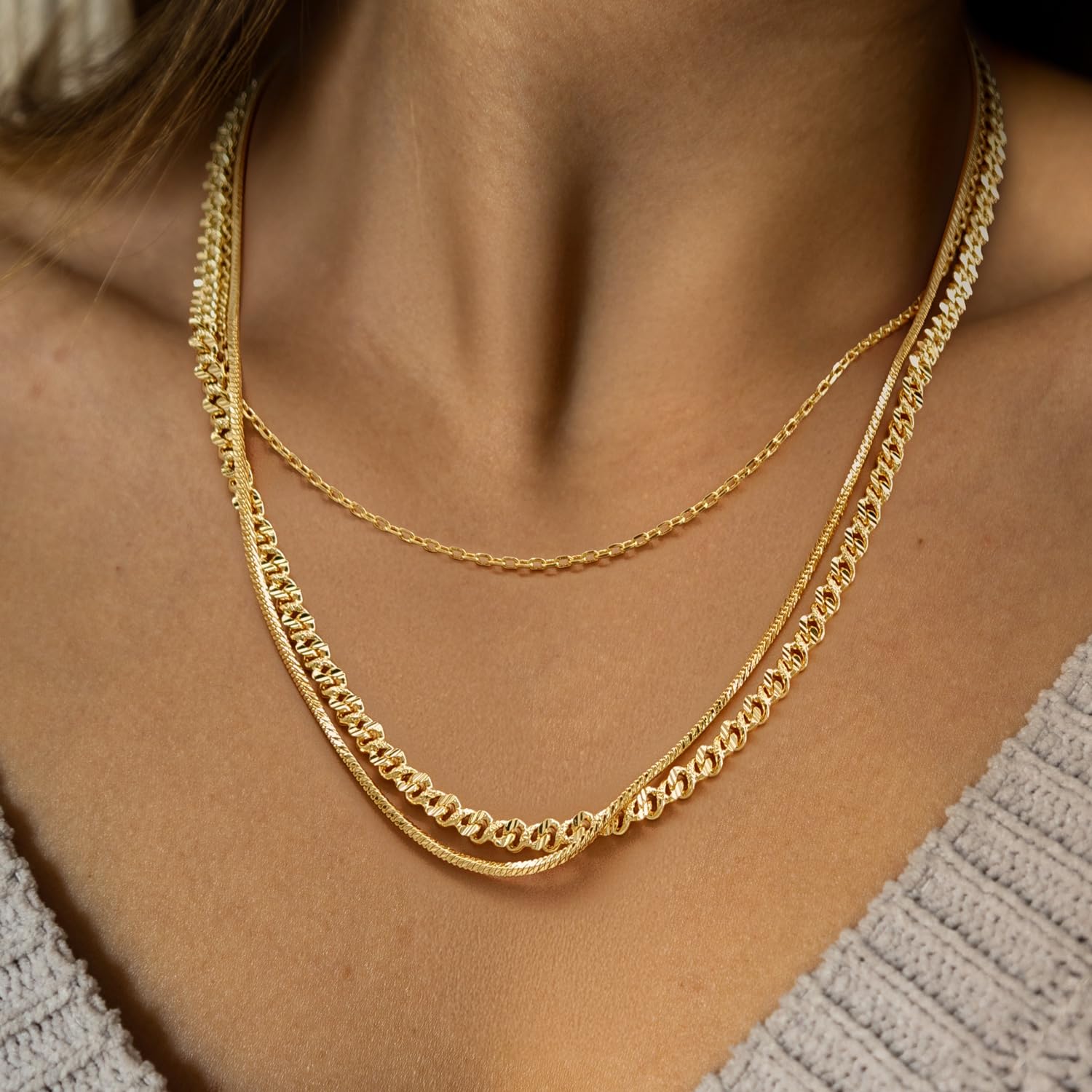 Collares de oro de 14 quilate... - B0DZ6JYW3H | Encarguelo.com