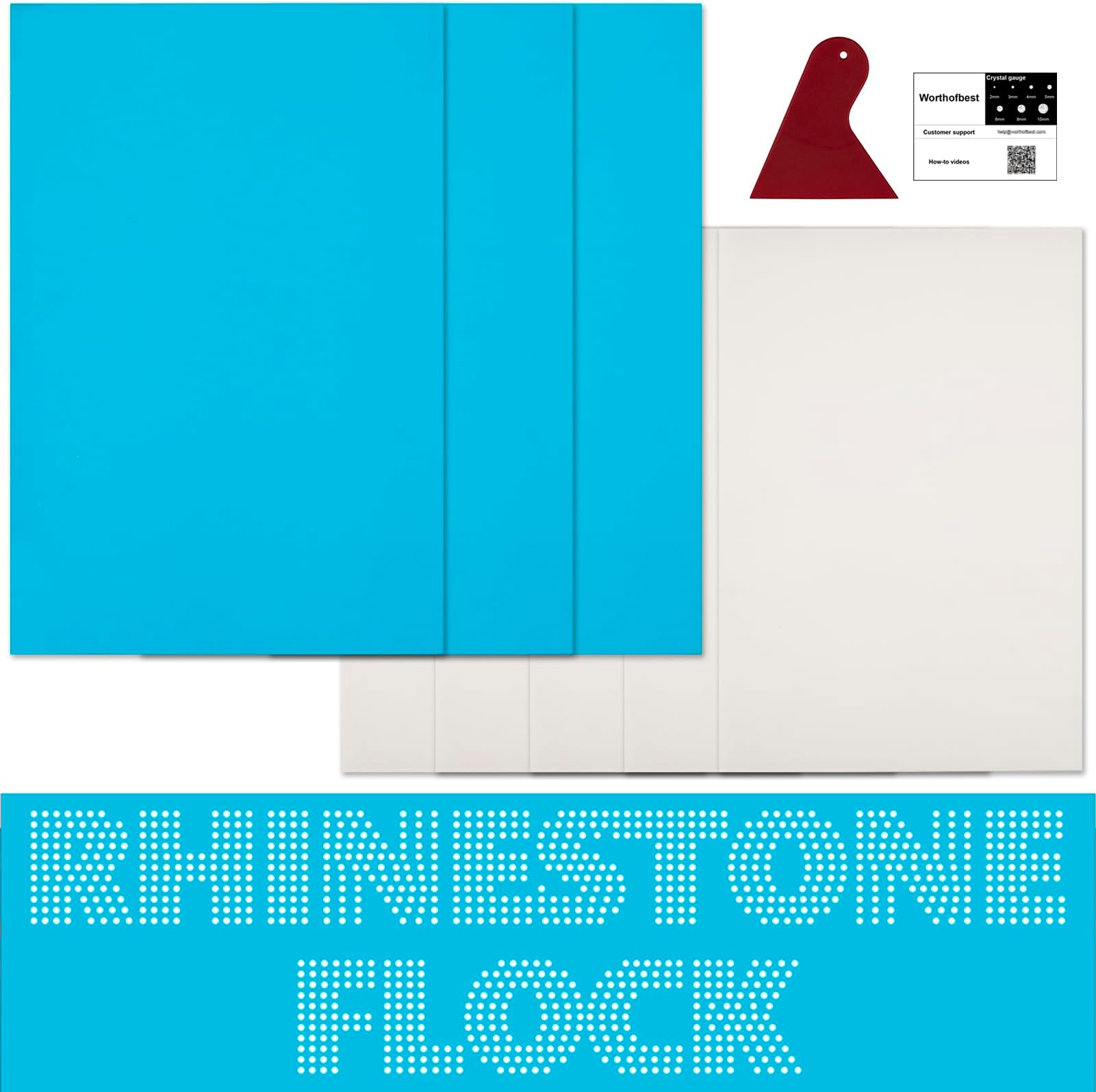 Amazon.com: Rhinestone Genie Pattern Dots Large Magnetic Rhinestone ...