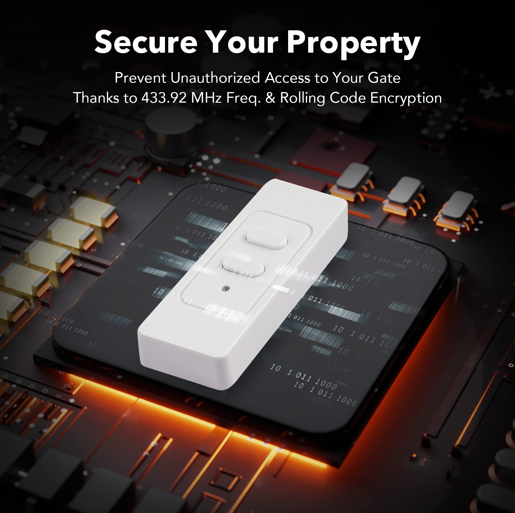 Snapklik.com : CO-Z WWS1 Gate Opener Remote Control For Automatic ...