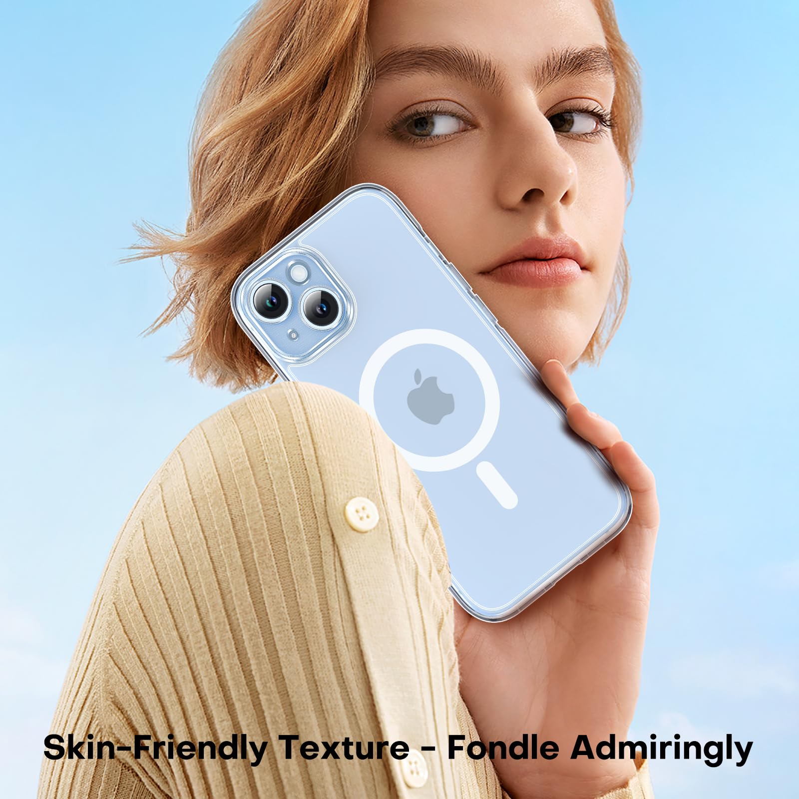 Snapklik.com : TOCOL Magnetic For iPhone 15 Plus Case Clear, Non ...