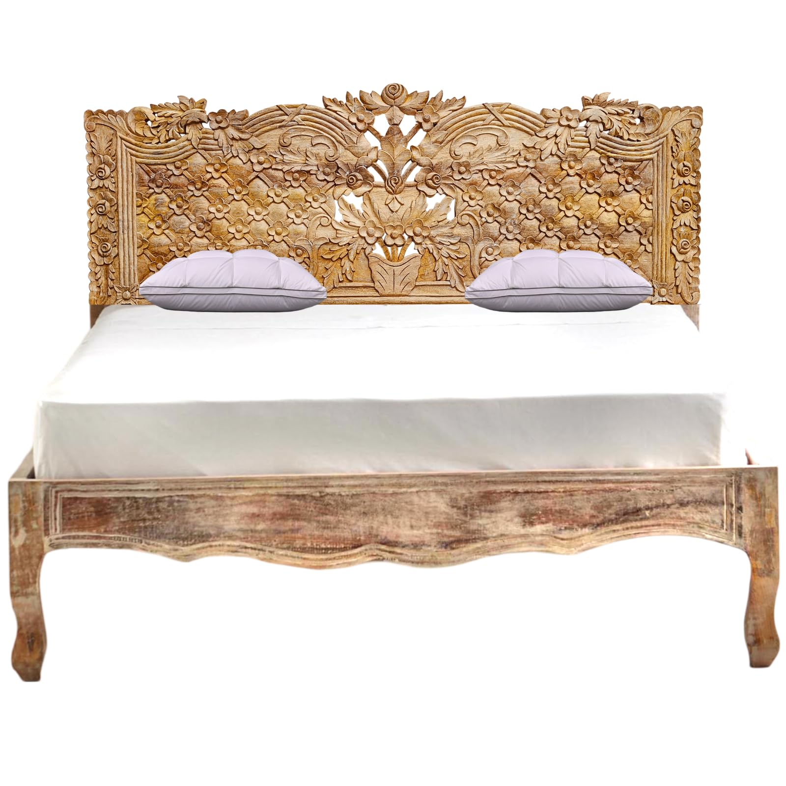 Hand Carved Headboard Spanish Style Kulture Home Decor & Furniture: