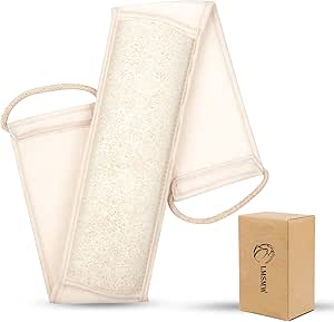 Amazon.com: Natural Loofah Back Scrubber with Handle for Shower Bath ...