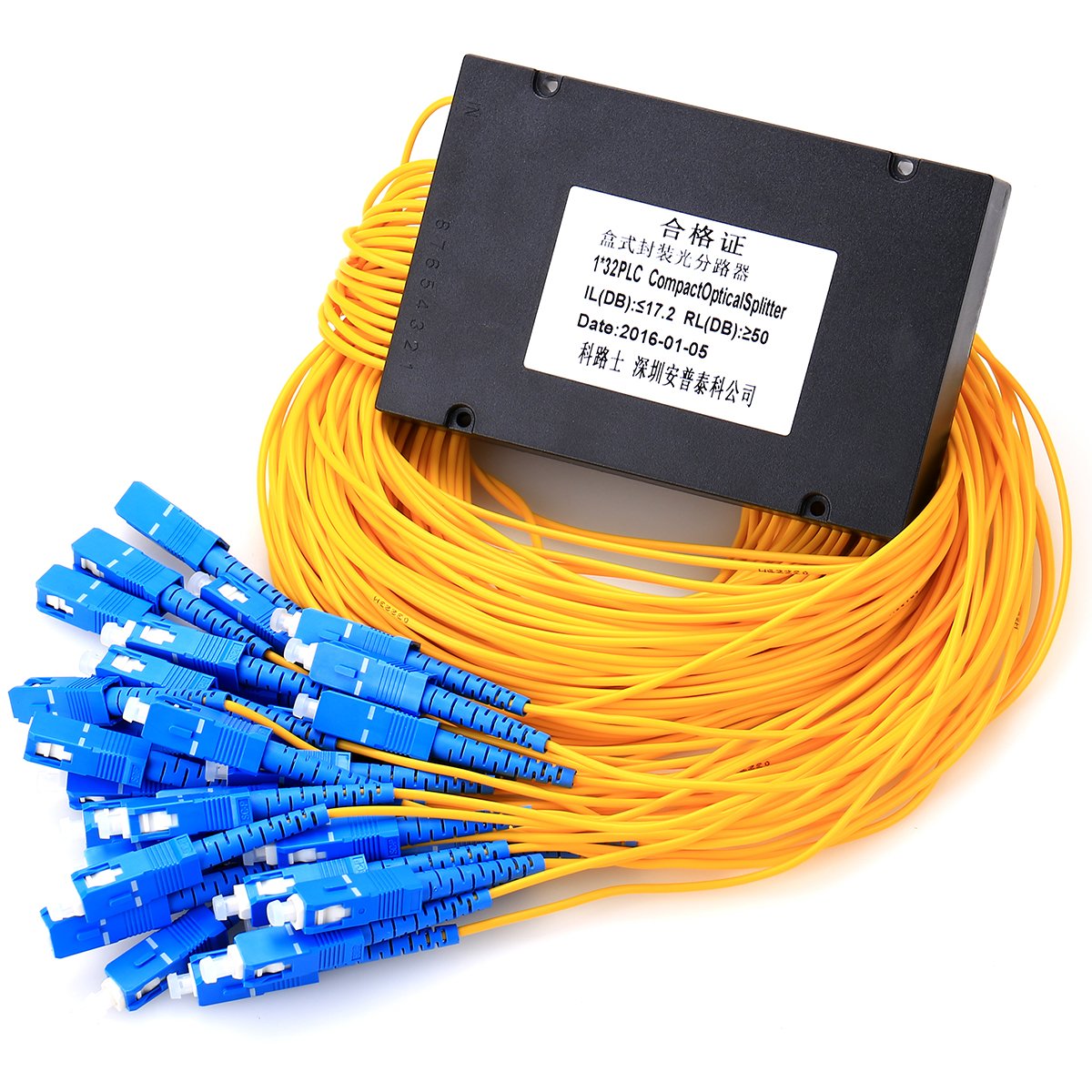 Amazon.com: 1x32 Sc-upc Fiber Optical PLC Splitter PLC Splitter Module ...