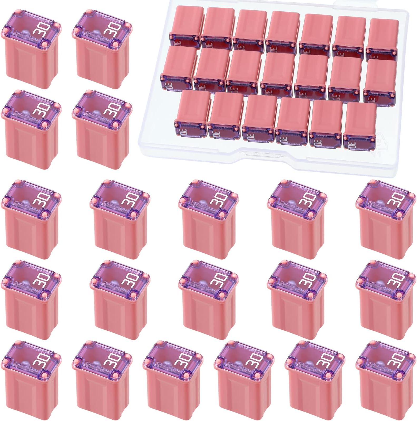 Amazon.com: Bussmann FMM-30 MAXI Fuse ('Slow Blow' Micro Female - 30 A ...