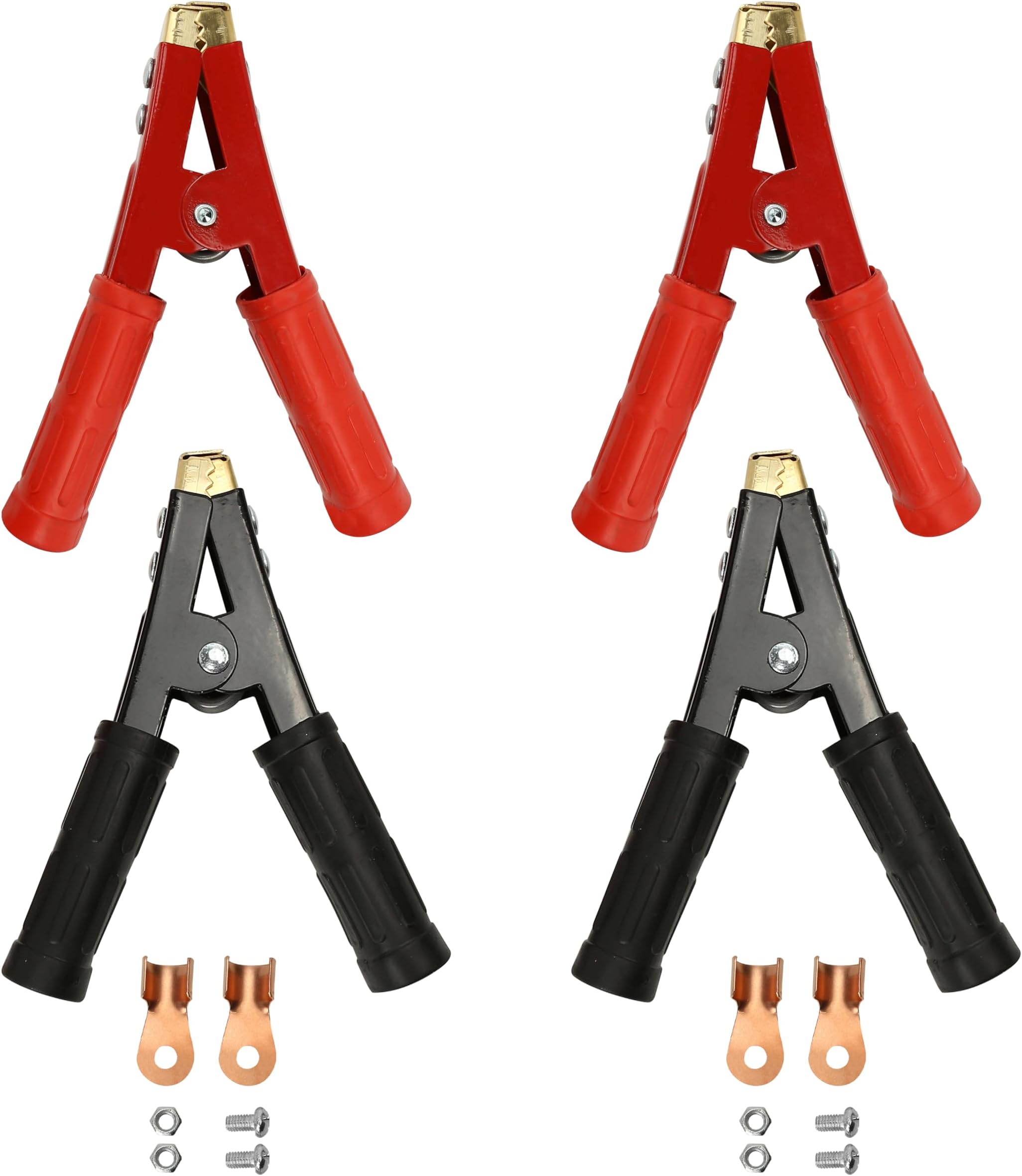 Amazon.com: 4PCS Battery Jumper Cable Clamps, Alligator Clip Jumper ...