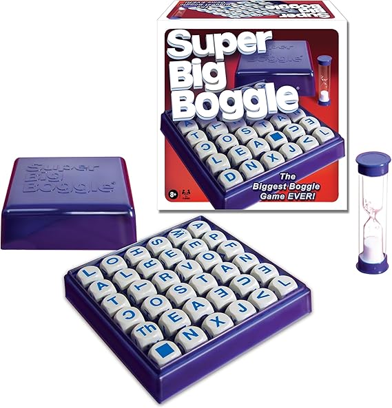 Amazon.com: Winning Moves Super Big Boggle with 6x6 Grid and 36 Letter ...