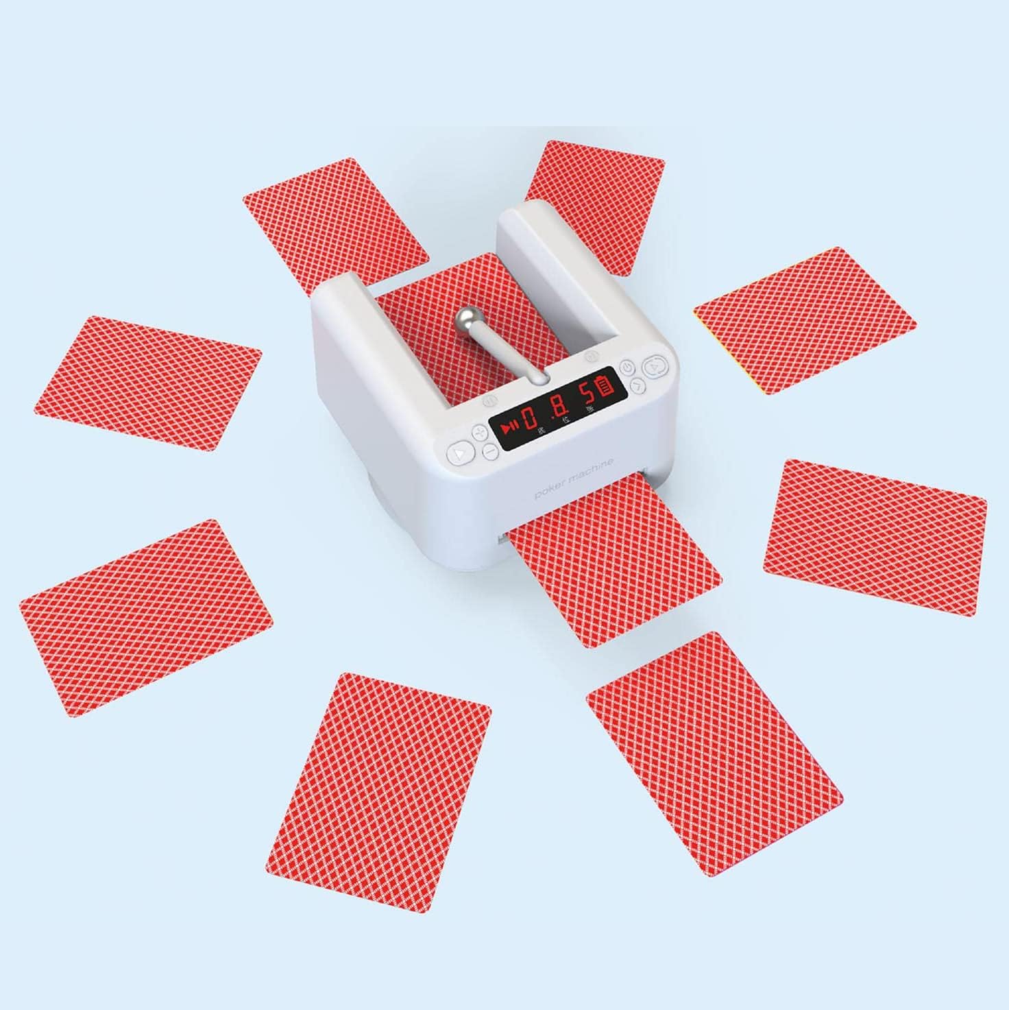 KIPEKE Automatic Poker Card Dealer, 360°rotating Fully Automatic Card ...