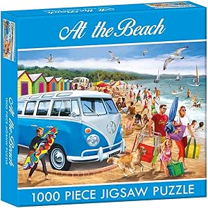 Amazon.com: At The Beach - 1000 Piece Puzzle : Toys & Games