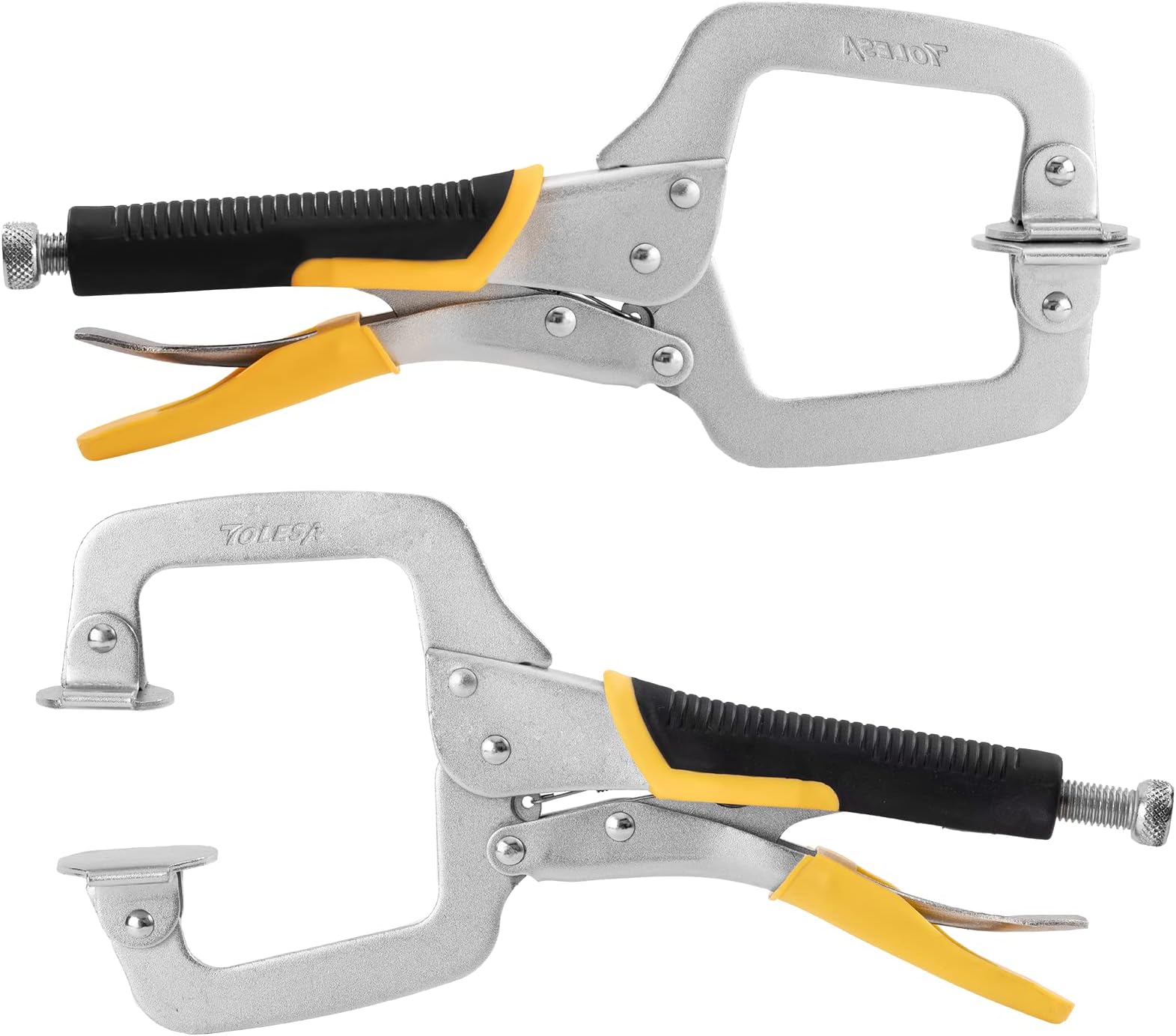 Amazon Basics Metal Face Clamp, 11-Inch, 2-Pack, Black/Silver : Amazon ...