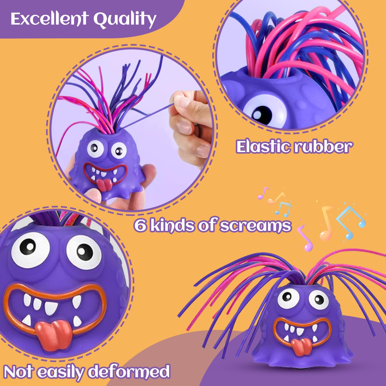 Snapklik.com : Stress Relief Toy, Hair Pulling Fidget Toys, Funny ...