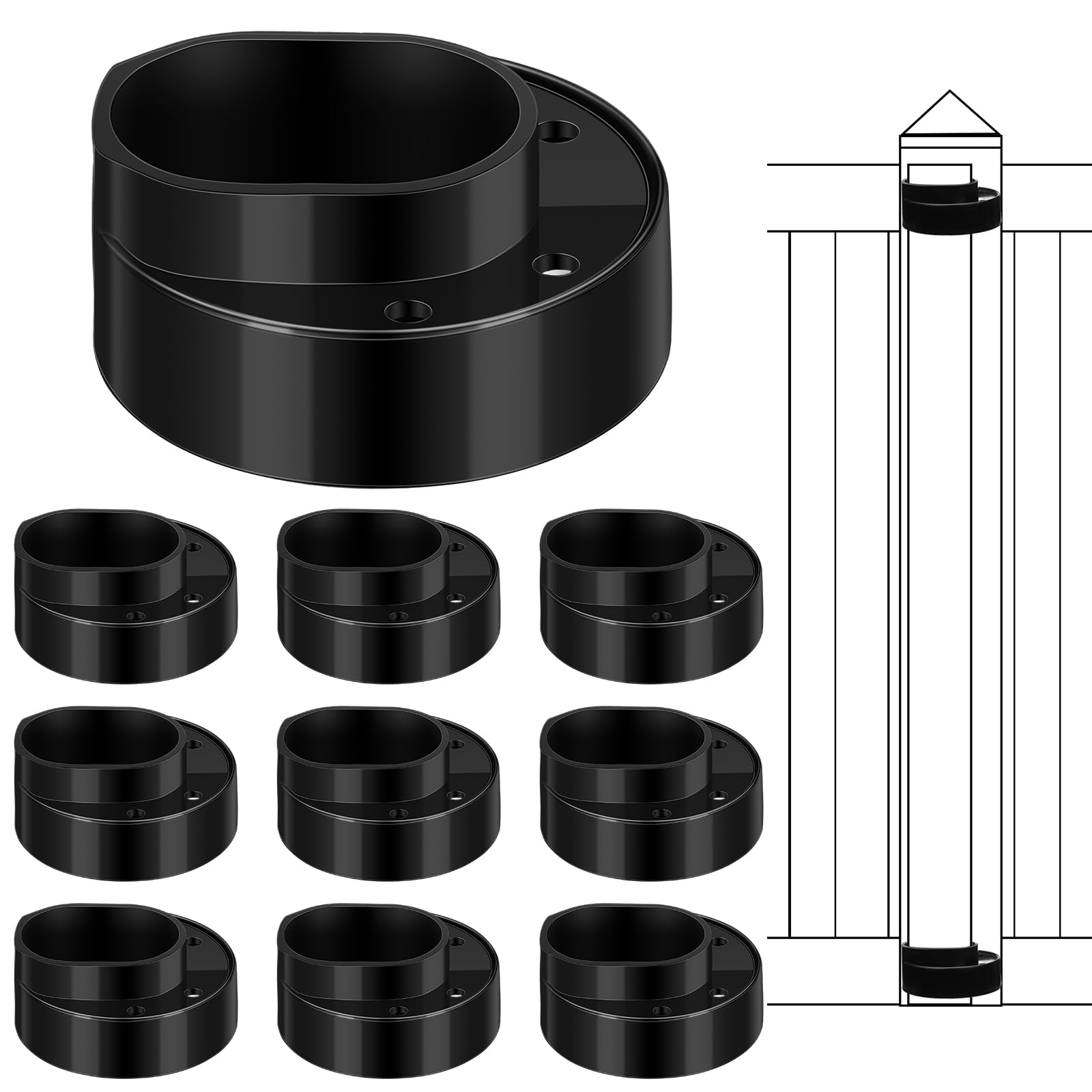 Vinyl Fence Post Adapters