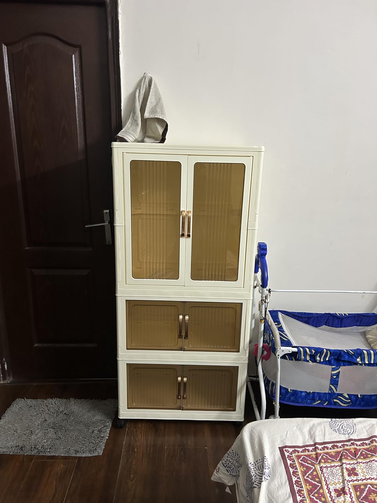 Zeus Movable Foldable Plastic Cupboard for Storage |Plastic Wardrobe ...