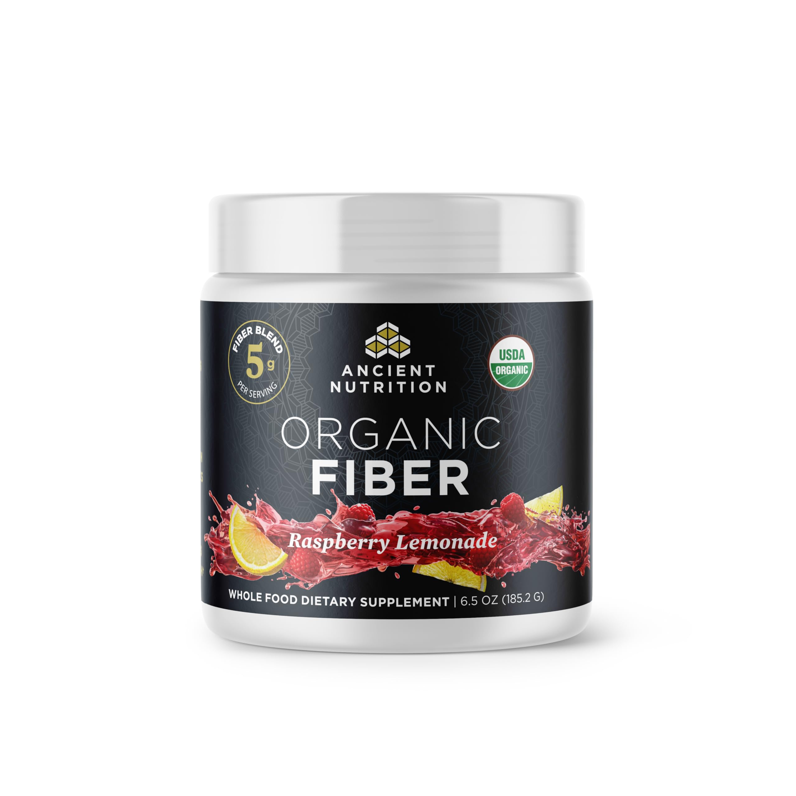Amazon.com: Ancient Nutrition Organic Fiber Powder, Raspberry Lemonade ...