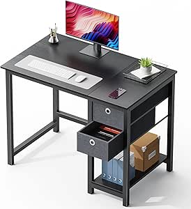 Amazon.com: Elevon Computer Desk 40 Inch Home Office Writing Work PC ...