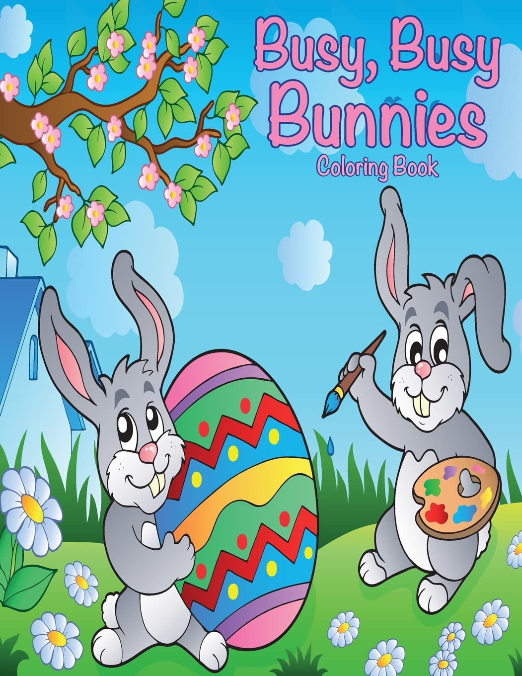 Amazon.com: Busy, Busy Bunnies Coloring Book: 9781523800148: Mahony ...