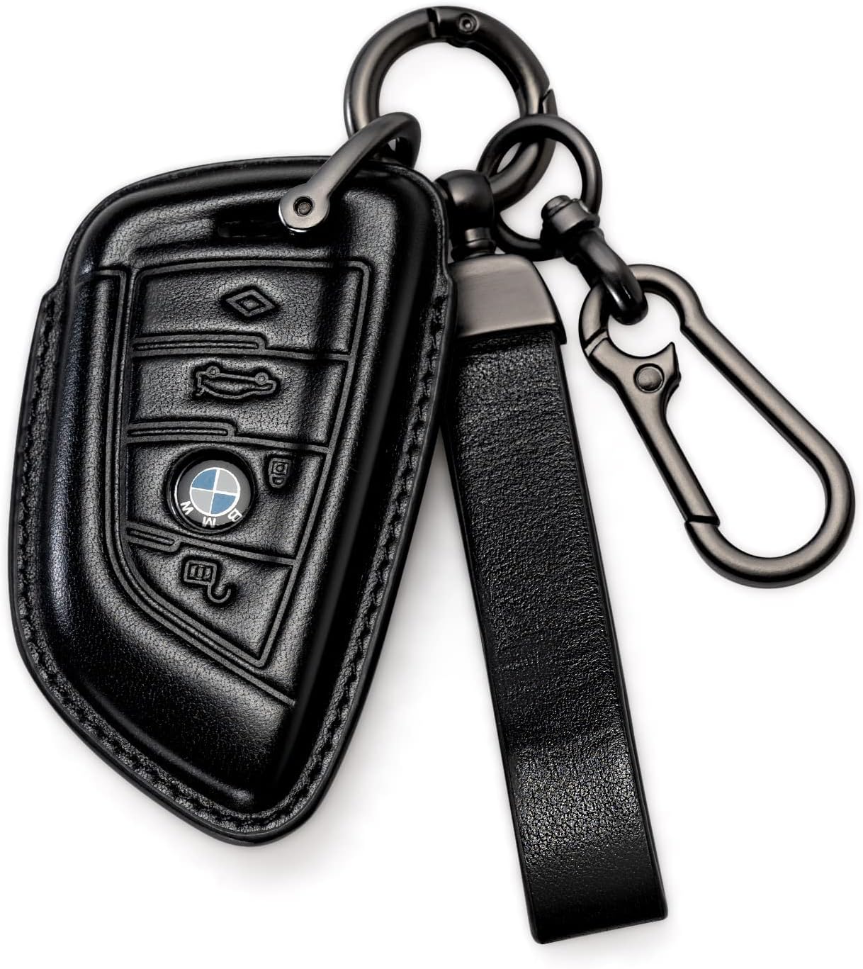 Amazon.com: Silicone 3D Carbon Key Fob Cover for BMW 1 2 3 4 5 6 7 M ...