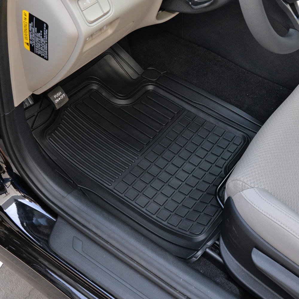 Motor Trend Semi-Custom Fit Pickup Truck Mats, 2-Piece Front All ...