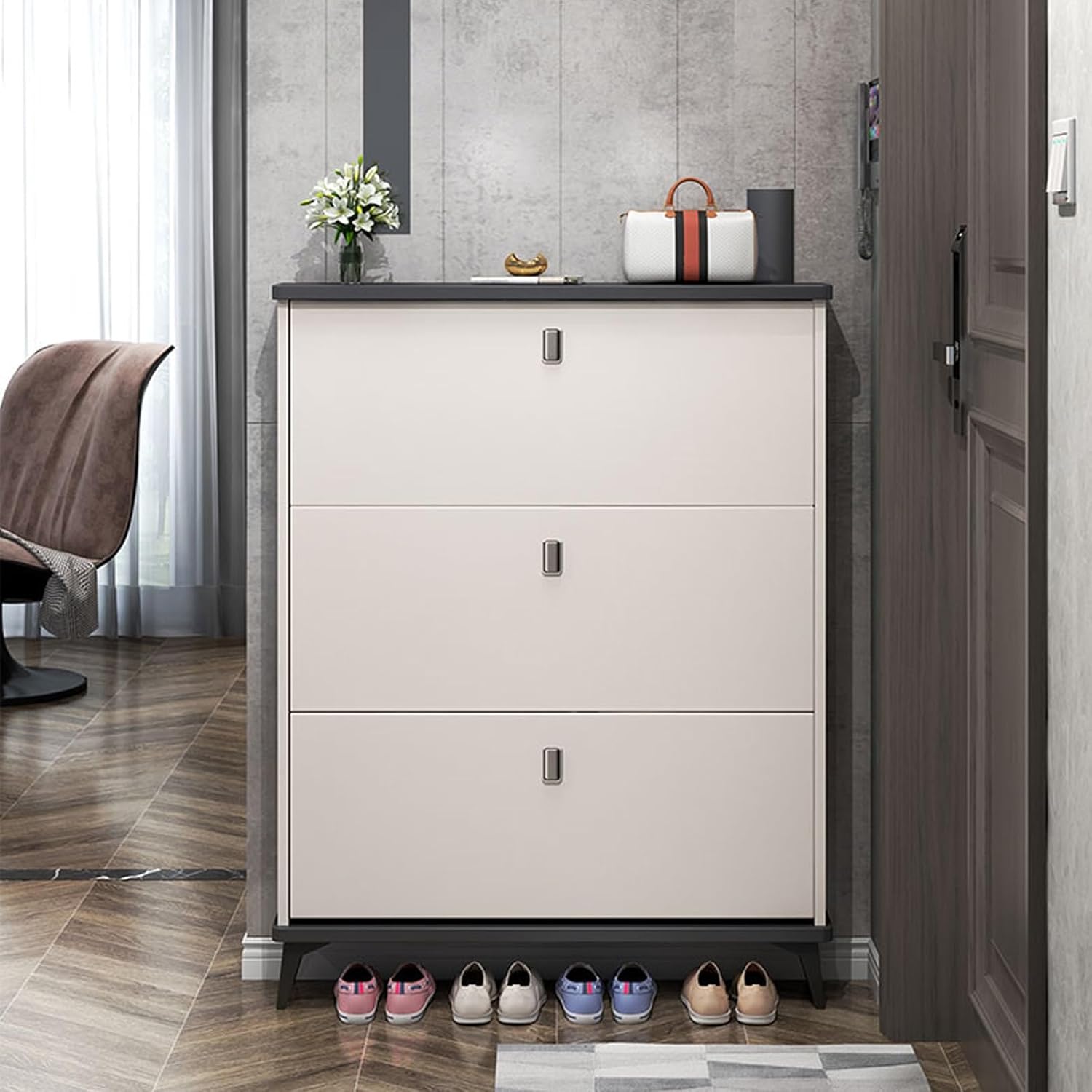 Amazon.com: Wooden shoe cabinet ,shoe cabinet ,shoe storage cabinet ...