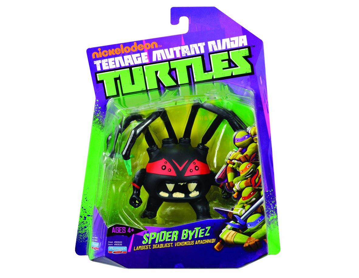Tmnt Spider Bytez Action Figure Box Playmates Teenage Mutant Ninja