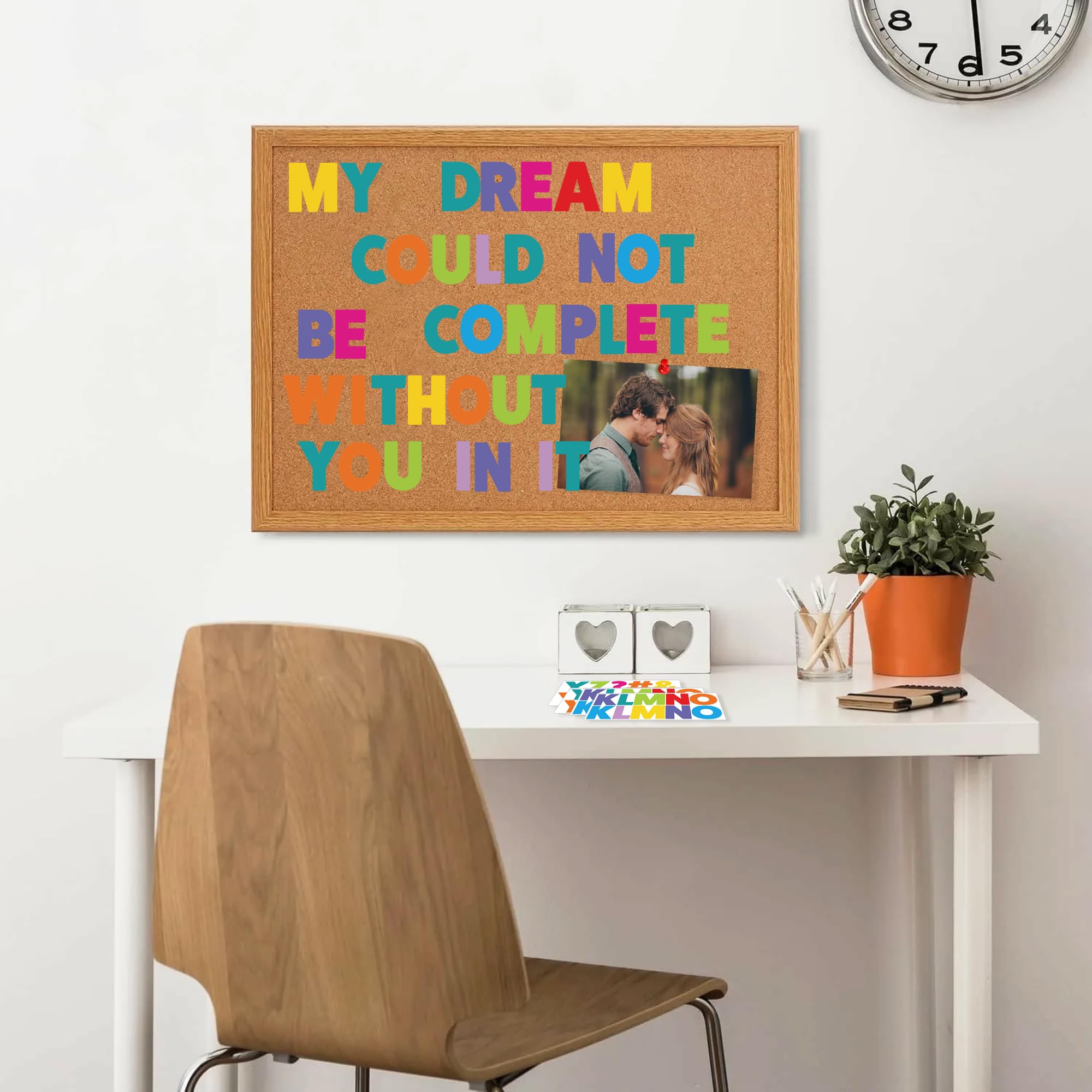 Snapklik.com : 48 Sheets Bulletin Board Stickers - 2.5 Inch Large Vinyl ...