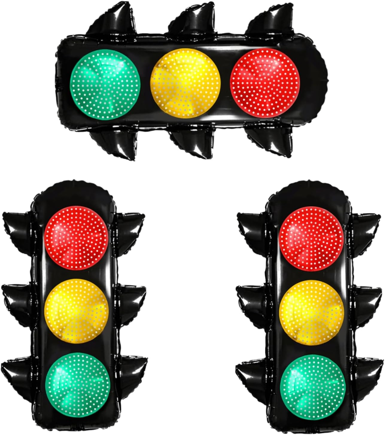 Amazon.com: JIAHAO 3 Pcs Traffic Light Balloons, Race Car Balloons for ...