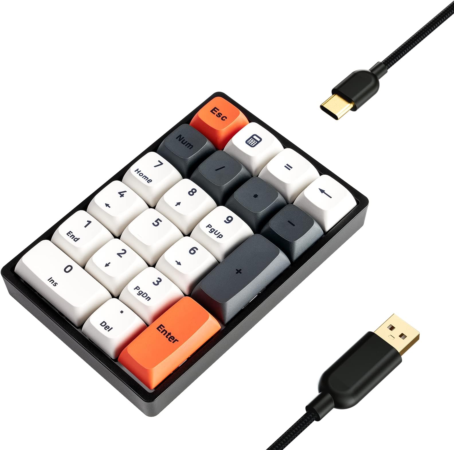 Amazon.com: Number Pad HAVIT Mechanical Numeric Keypad with Optical Red ...