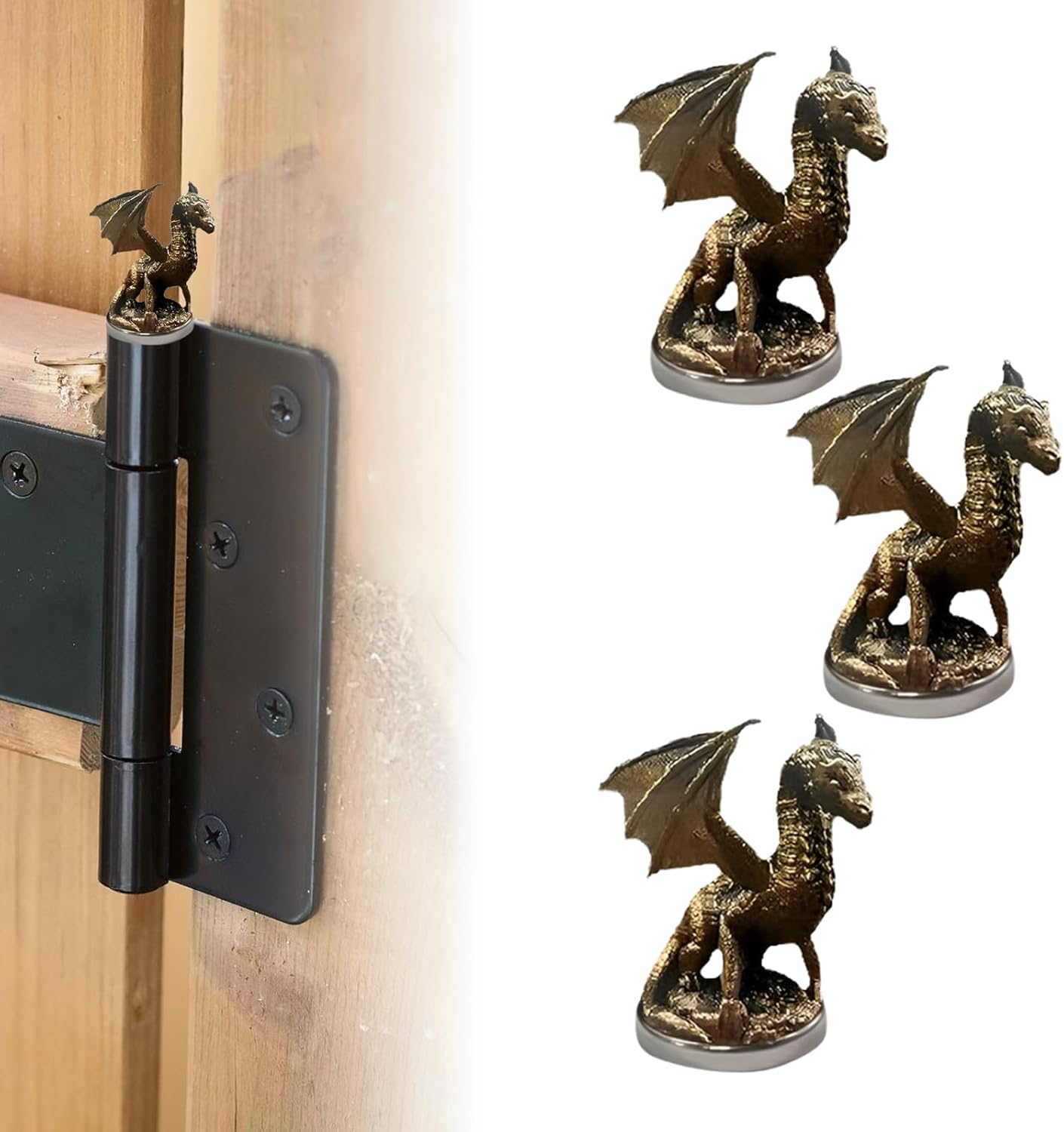 Hinge Heads Decorative Topper - Hinge Head Home Decoration Faux Bronzed ...