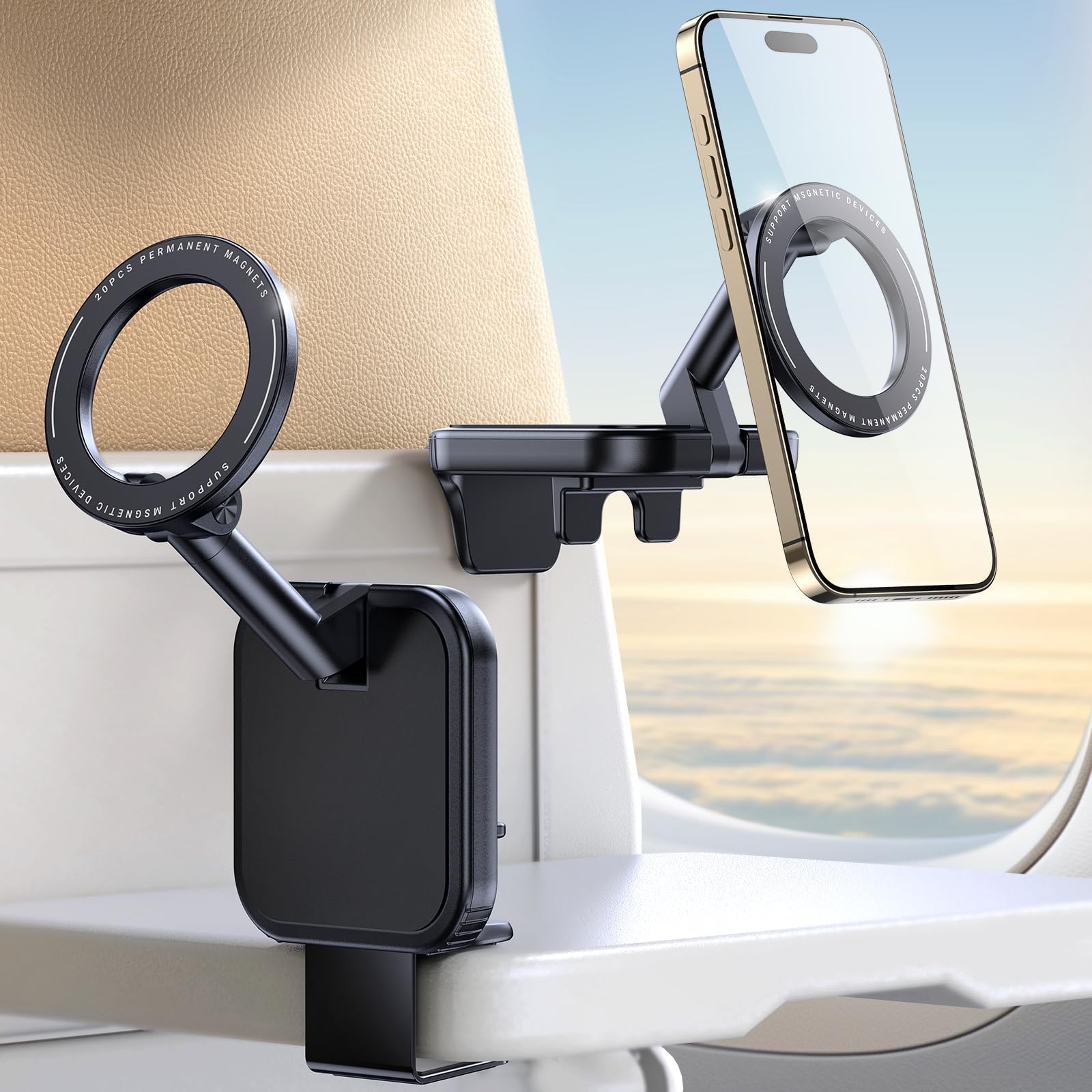 Amazon.com: LISEN Airplane Travel Essentials Phone Holder for MagSafe ...