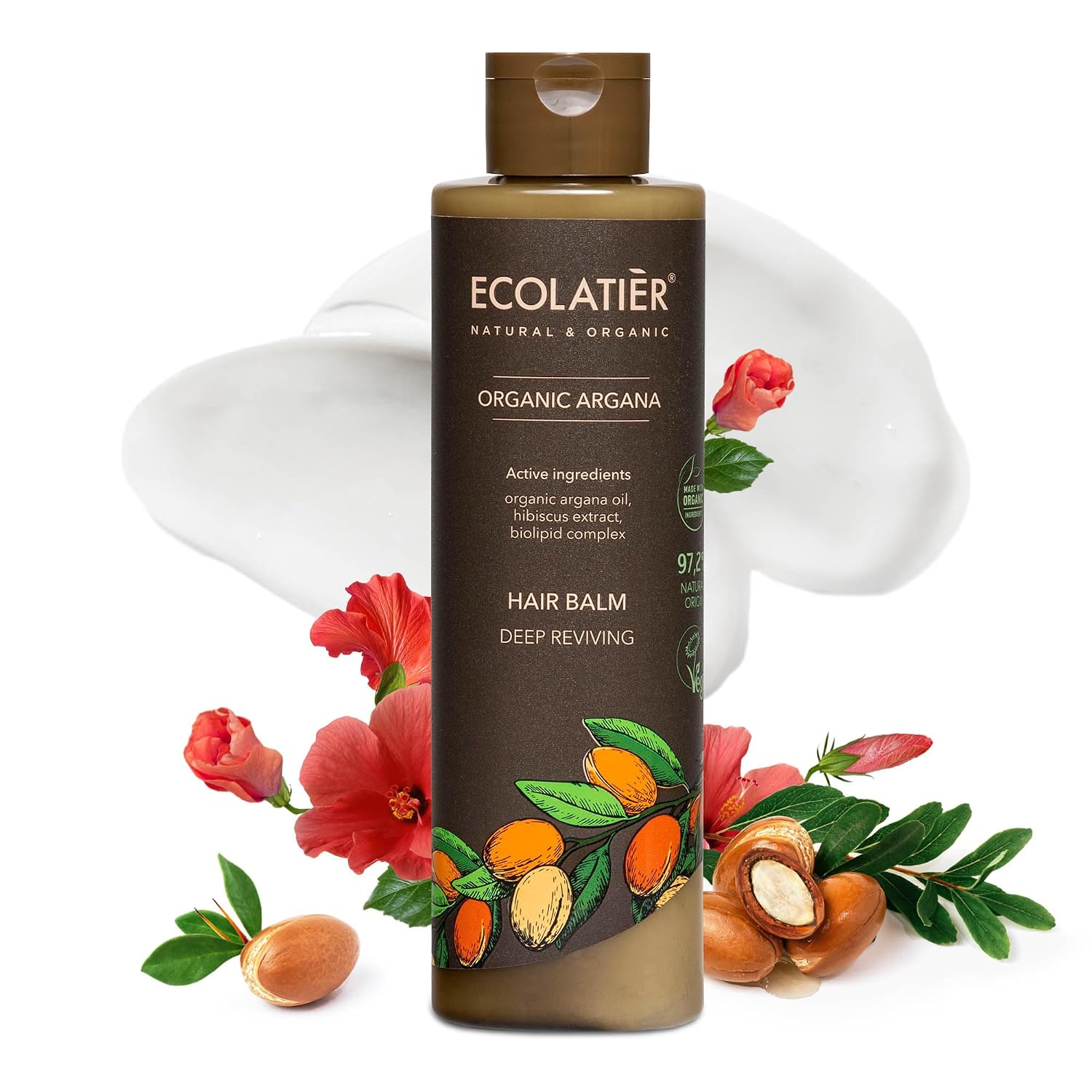 Amazon.com : Deep Reviving Hair Balm With Organic Argan Oil - 98.6% ...