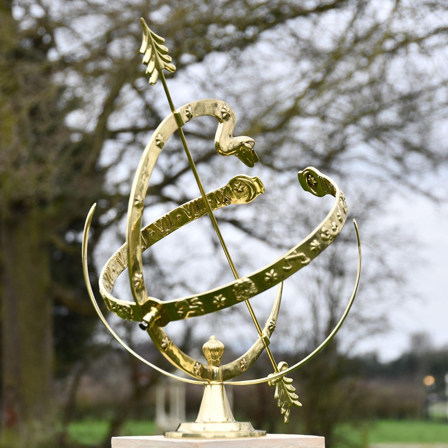 Large Armillary Sphere Garden Barrel & Garden :: Garden Sundial