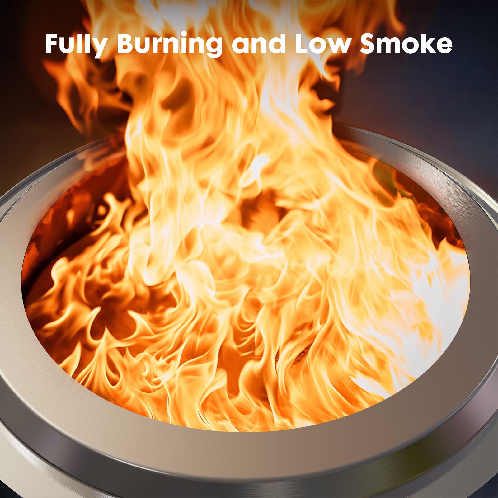 Snapklik.com : 19 Inch Smokeless Fire Pit For Outdoor Wood Burning ...