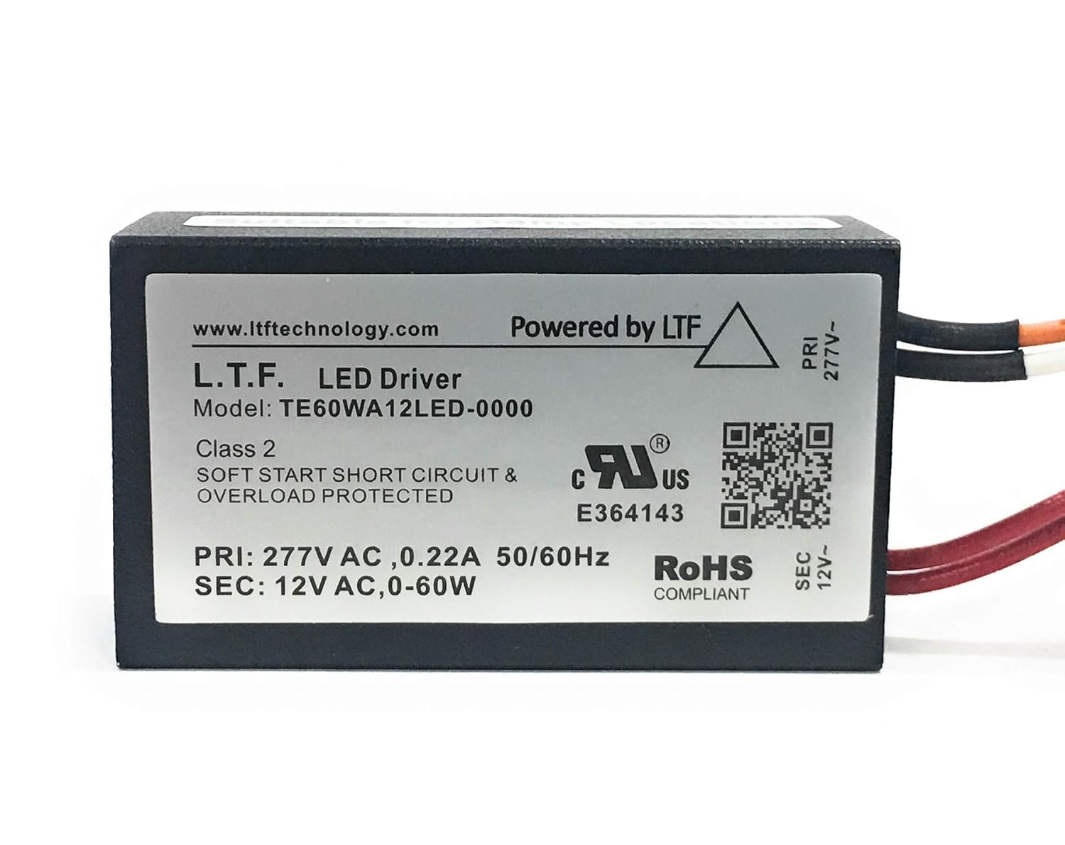 277V-to-12V AC Class 2 Electronic Remote LED Transformer/Driver by LTF ...