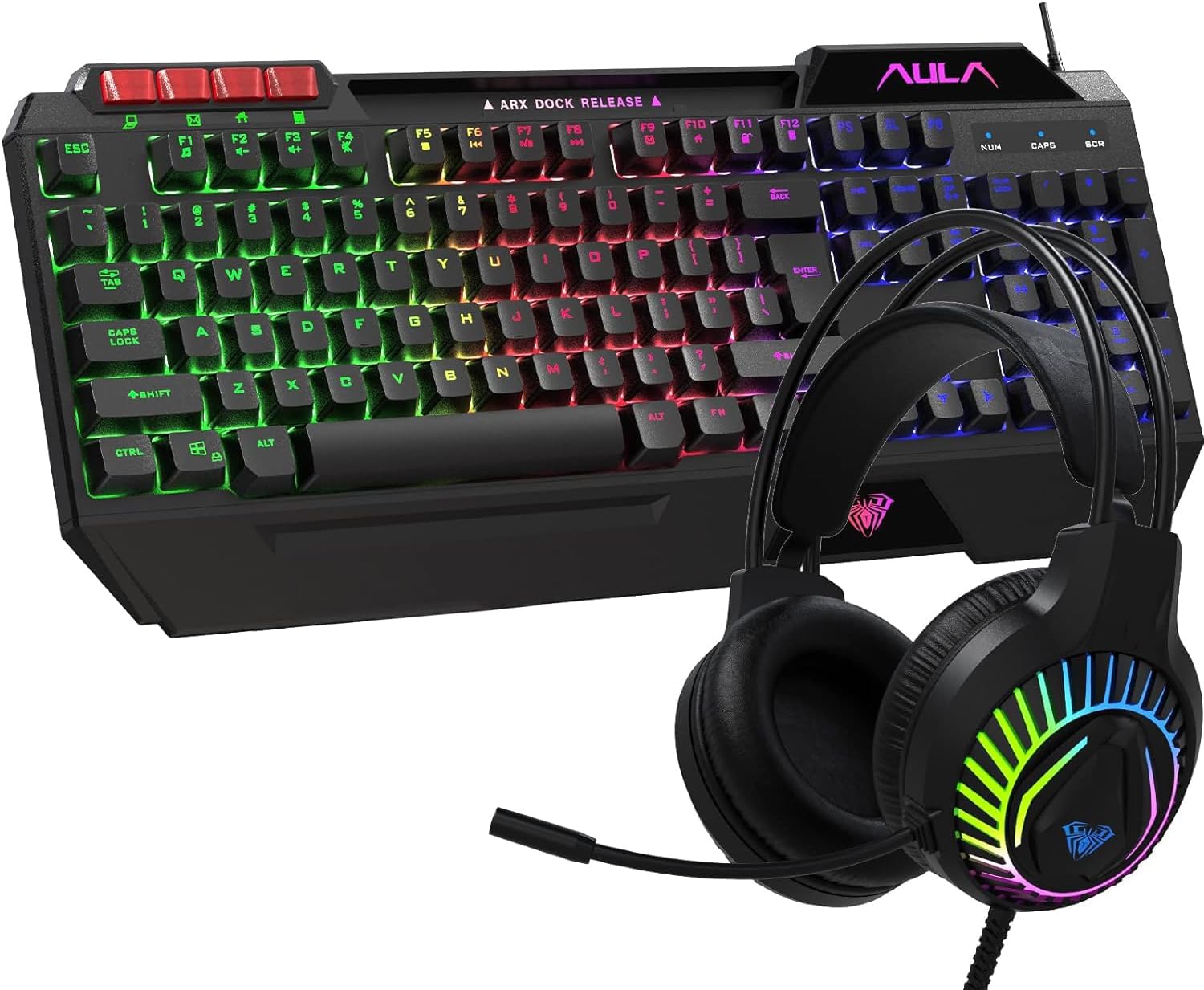 Amazon.com: AULA Gaming Keyboard Combo : Video Games