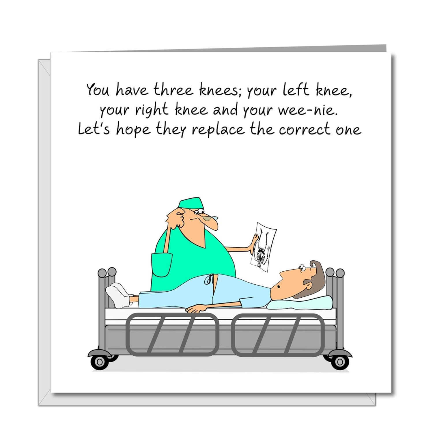 Knee Replacement Surgery Card Funny Humorous Fun Congratulations knee-replacement-surgery-card-funny-humorous-fun-congratulations