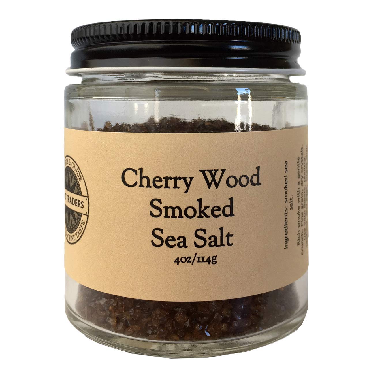 Amazon.com : Salt Traders Cherry Wood Smoked Sea Salt - Fine Grain - 4 ...