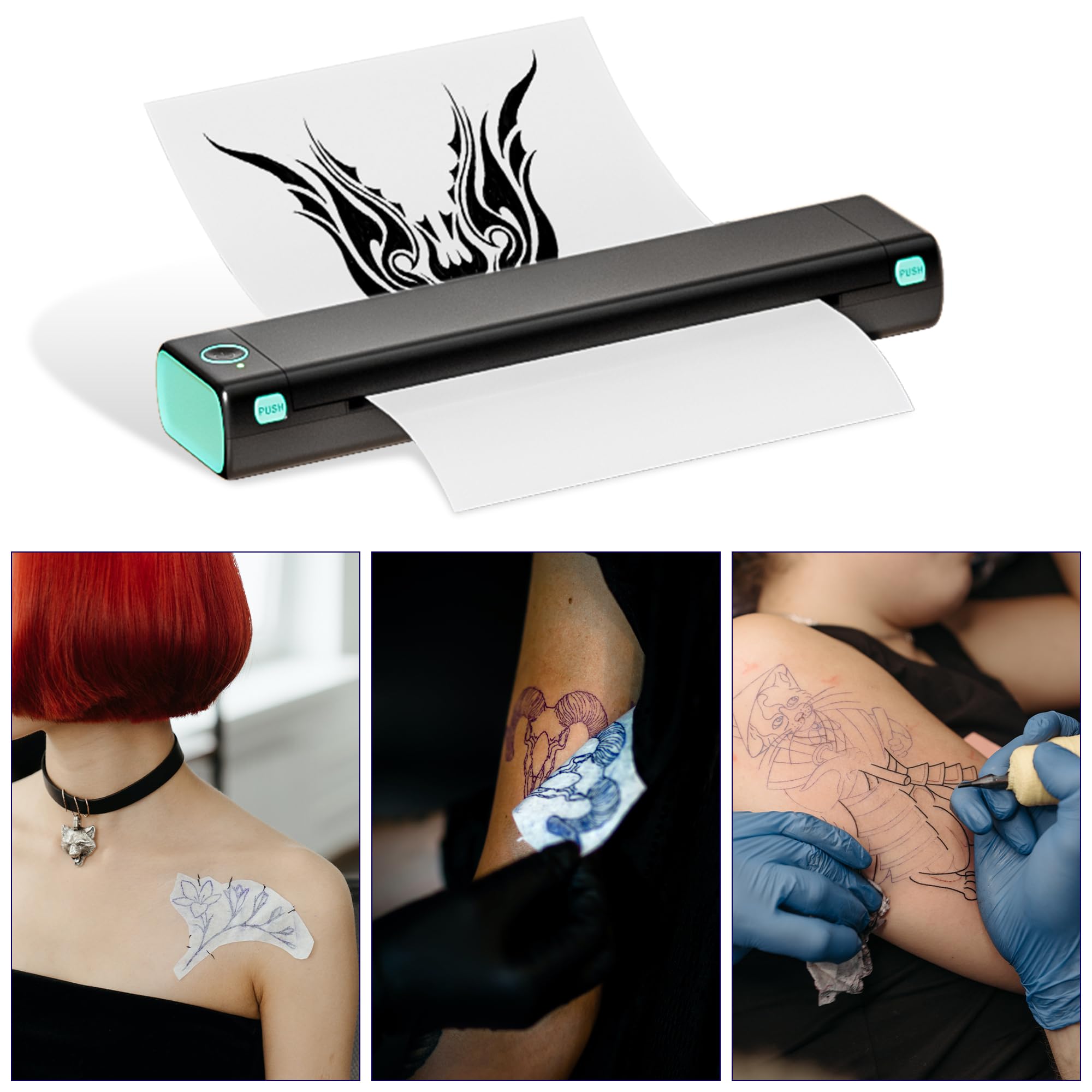 Snapklik.com : ItriAce 100 Sheets A4 Tattoo Transfer Paper, Thermal ...
