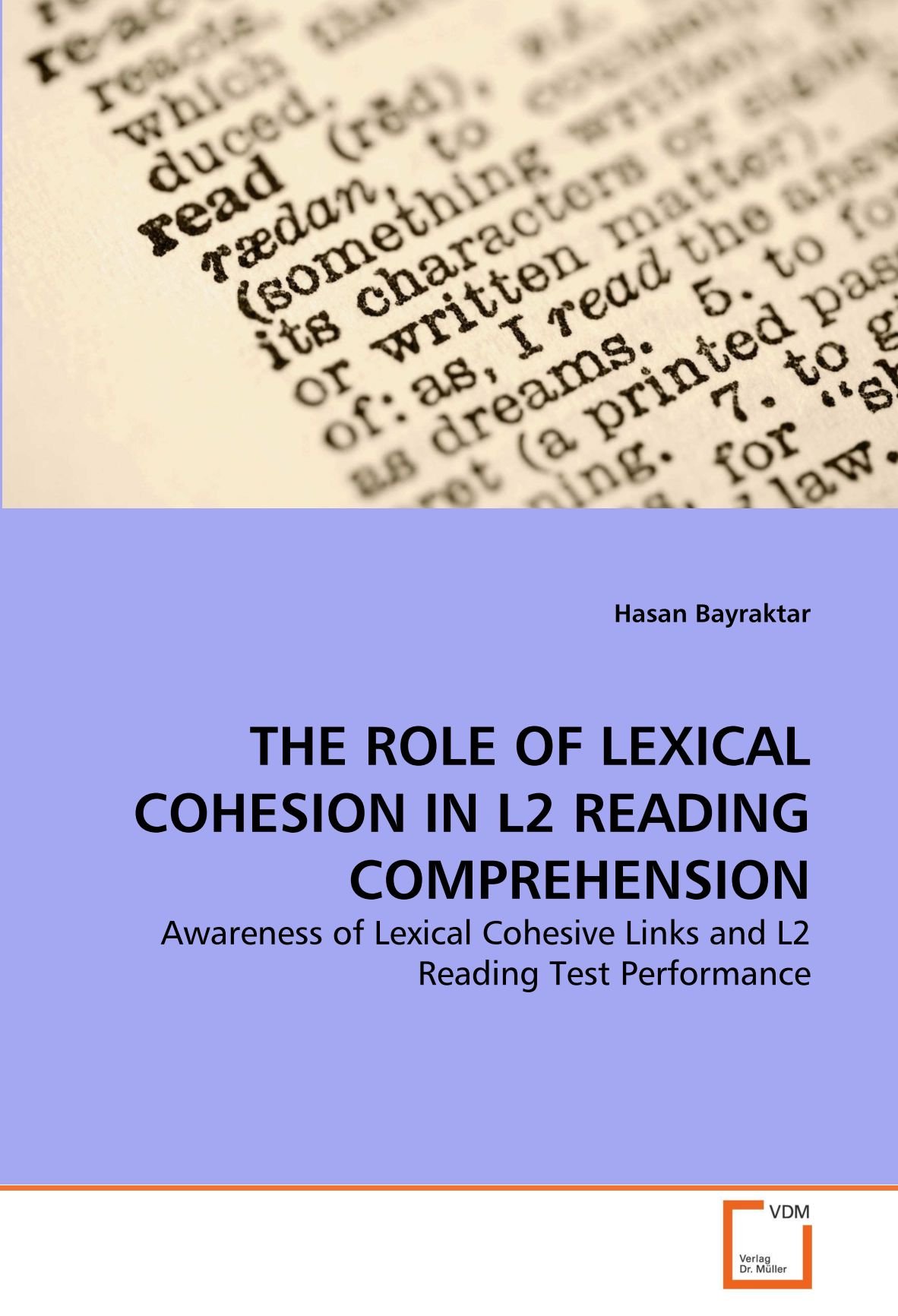 Buy The Role Of Lexical Cohesion In L2 Reading Comprehension Awareness