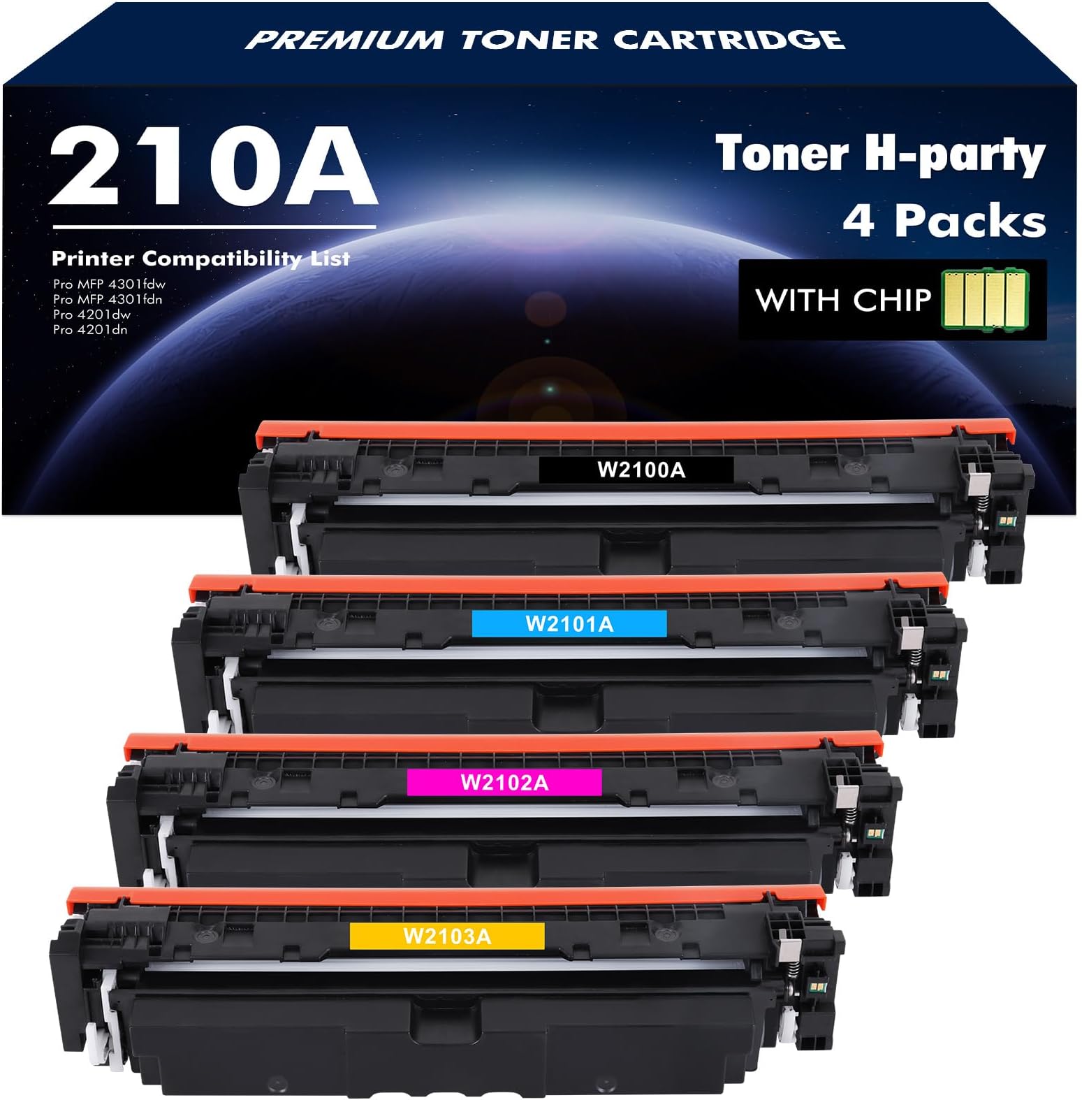 Amazon.com: HP 210A Yellow Toner Cartridge | Works Color Laserjet Pro ...