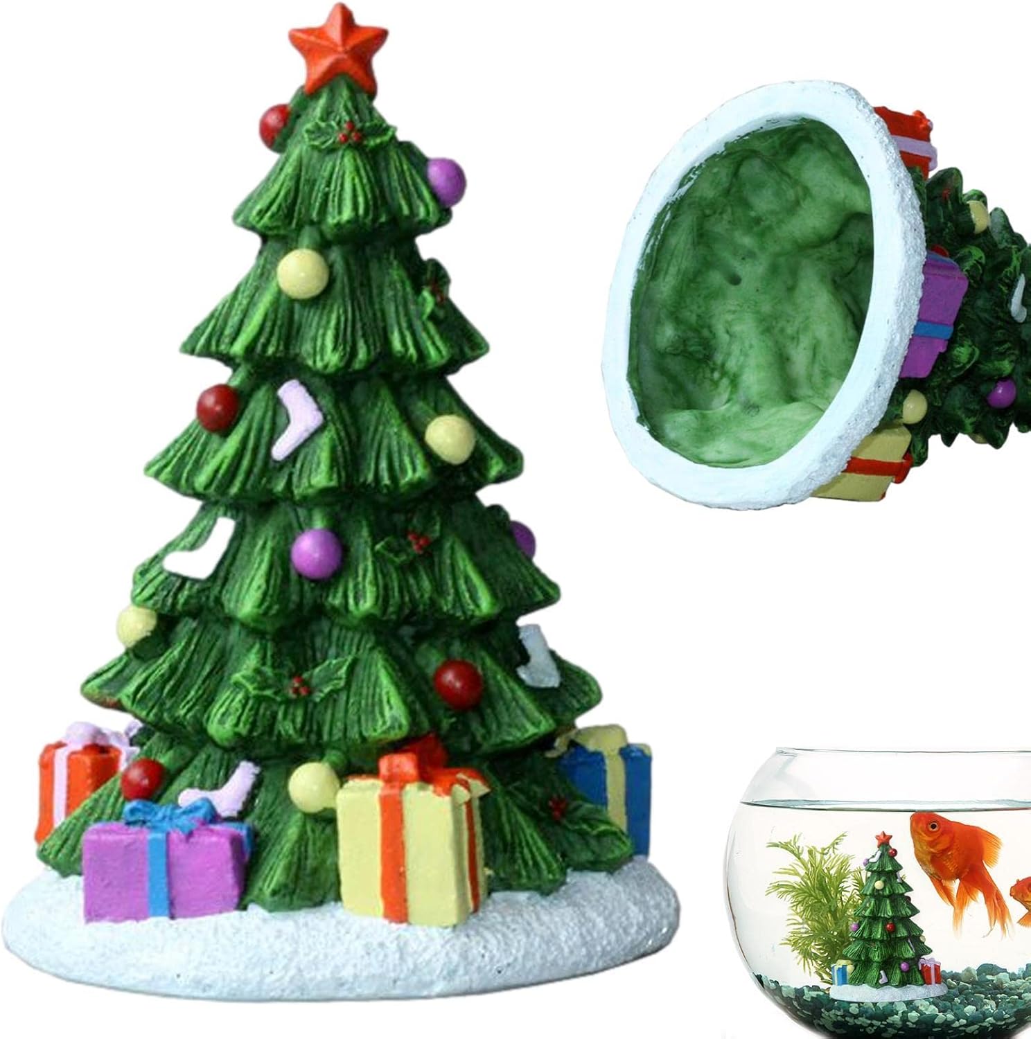 Eayoly Tree Aquarium Decoration - Tree Fish Tank Decoration, Resin ...