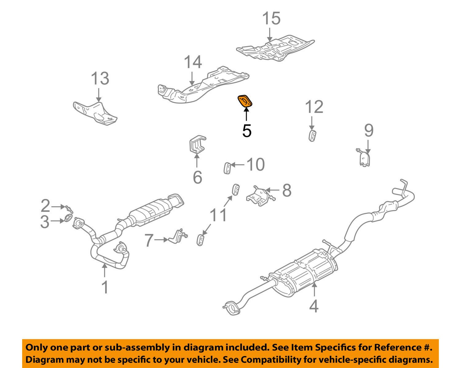 Amazon.com: General Motors 15027074, Exhaust Pipe Connector Gasket ...