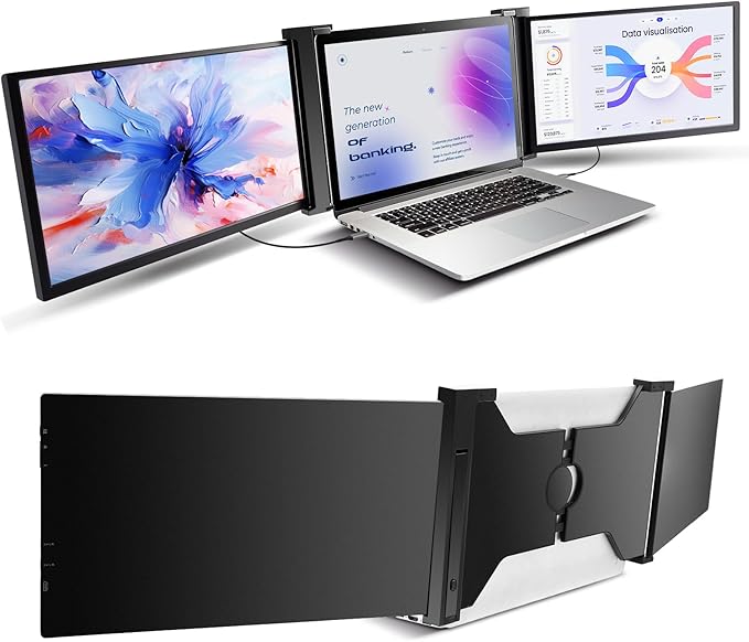 Amazon.com: FKA Laptop Screen Extender, 15.6" Triple Portable Monitor ...