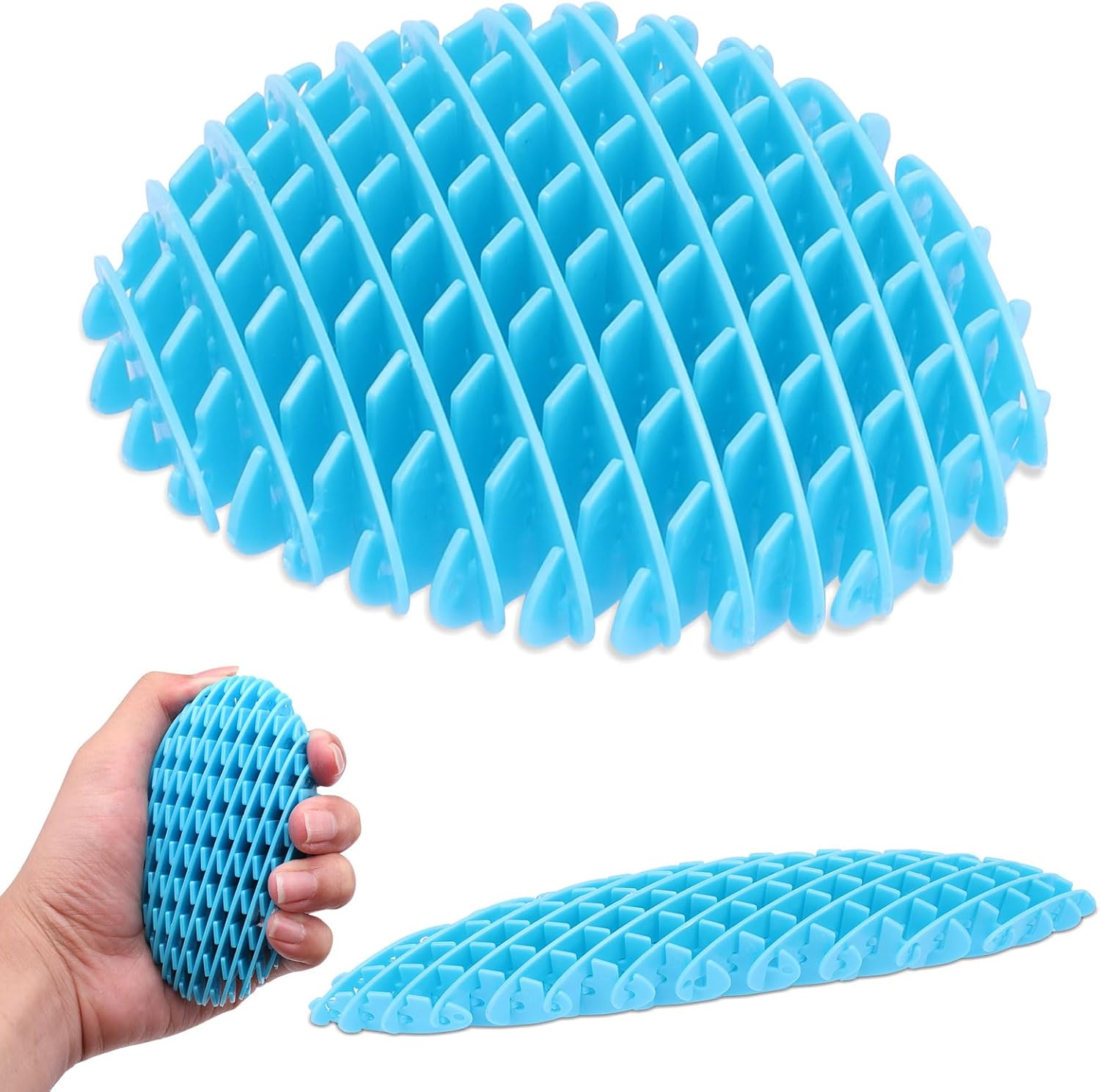 PAKESI Fidget Worm Toy,Fun Worm Sensory Toy,Grid Worm Big Fidget Toy ...