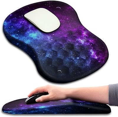 Hokafenle Ergonomic Mouse Pad Wrist Support with Massage Design, Wrist ...