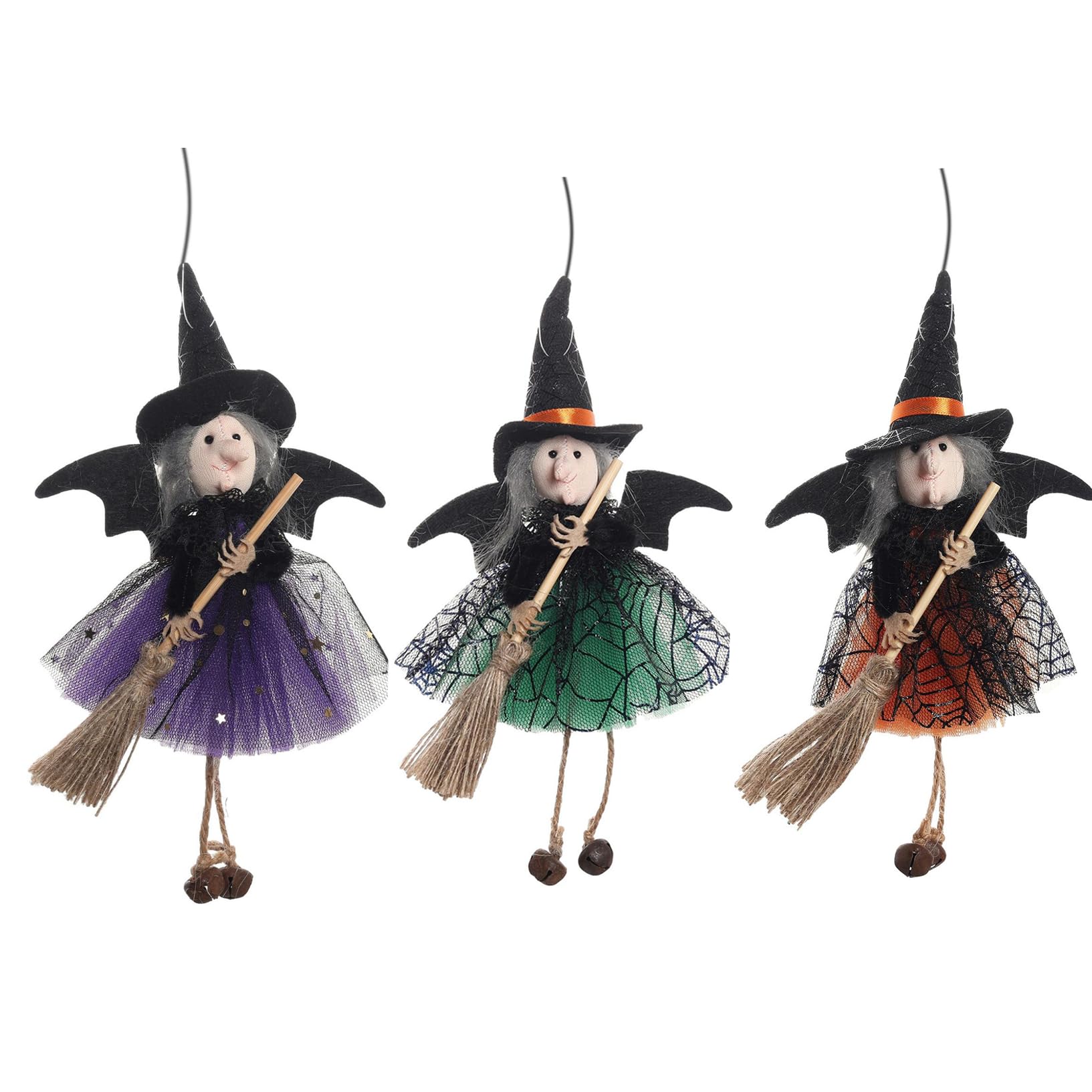 Pretty Purple Flying Witch