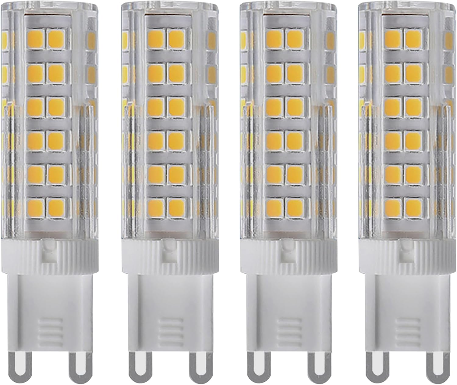 G9 LED Bulbs,6 Watt (60W Equivalent) 120V Non-dimmable No Flicker, T4 ...