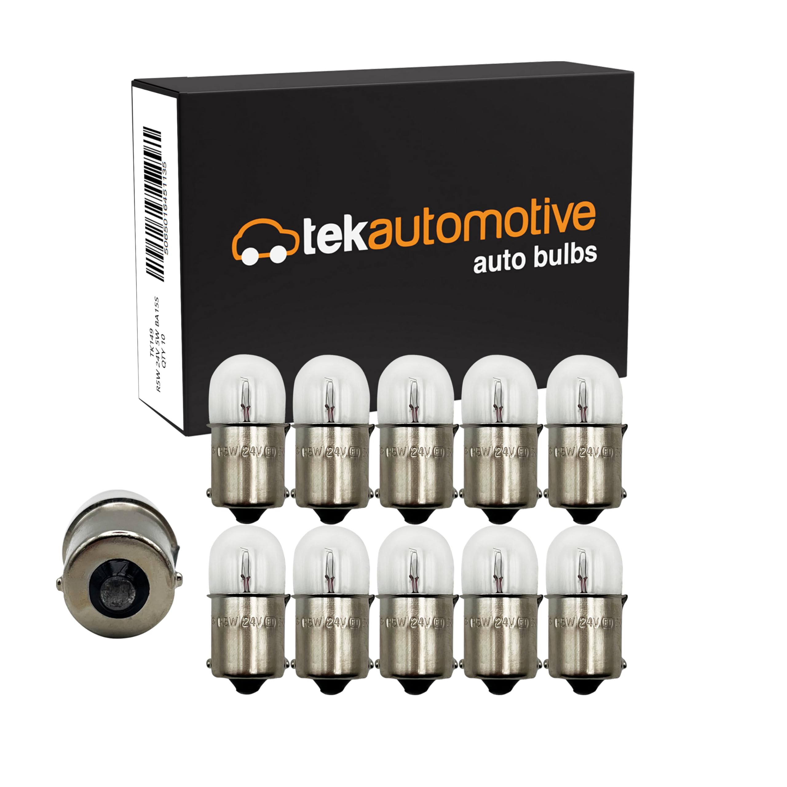 Tek Automotive 149 R5W Truck Lorry Bulb Side Tail Brake Number Plate ...