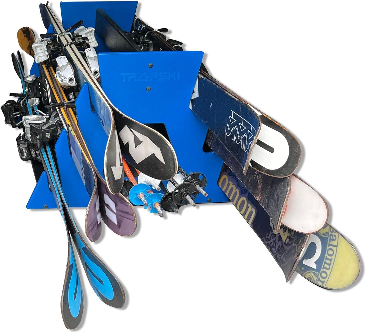 Amazon.com: TRAPSKI All Mountain Six Pack Ski and Snowboard Mobile Rack ...