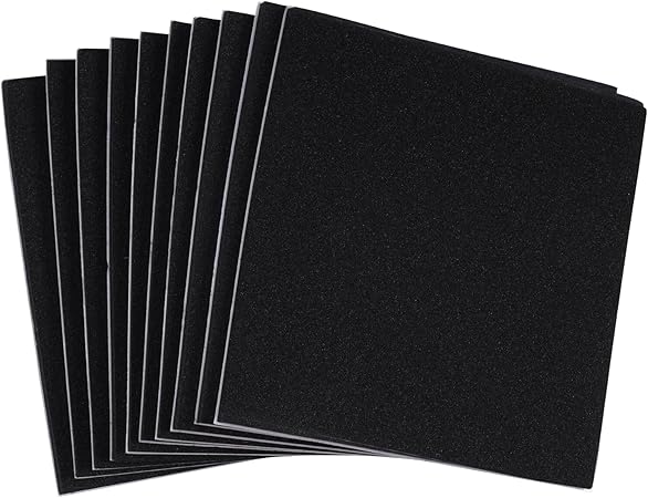 Amazon.com: Lystaii 10 PCS Adhesive Backing 4x4 inch Neoprene Foam ...